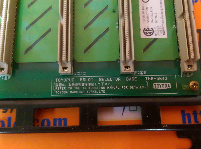 TOYOPUC THR-5643 8 Slot Selector Base Module - 裕益科技自動化設備可程式編碼器PLC分散式控制系統DCS